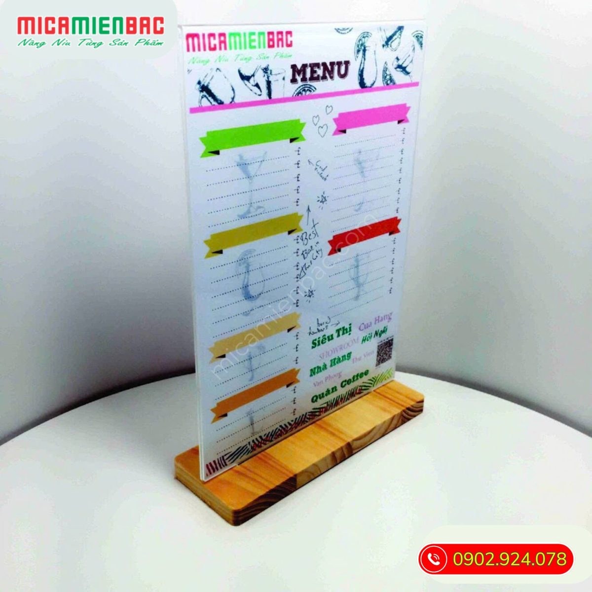 Sản phẩm mica | Công ty sản xuất sản phẩm mica | Micamienbac